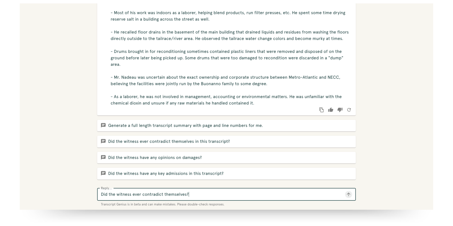 Transcript Genius: AI-Powered Transcript Analysis | Steno